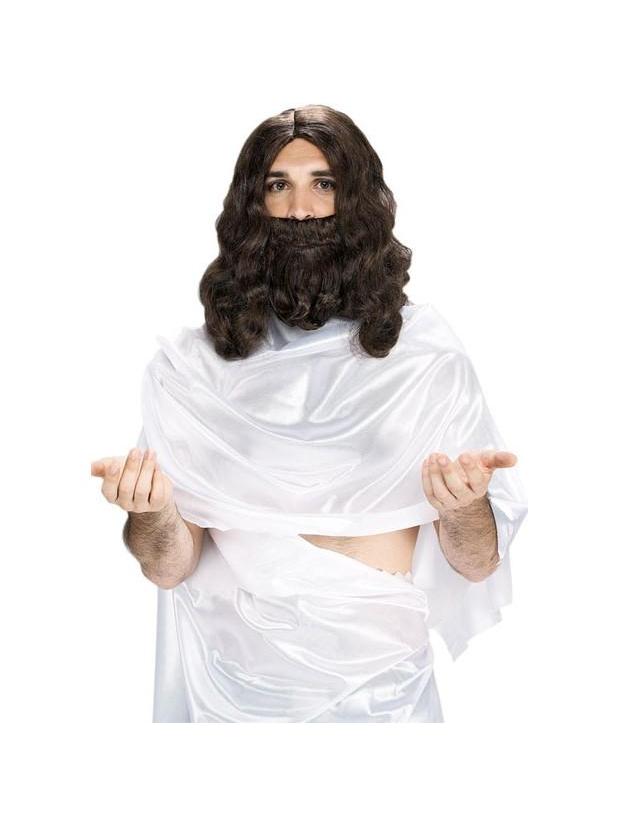 Jesus Christ Wig And Beard Set – FastShipped.com